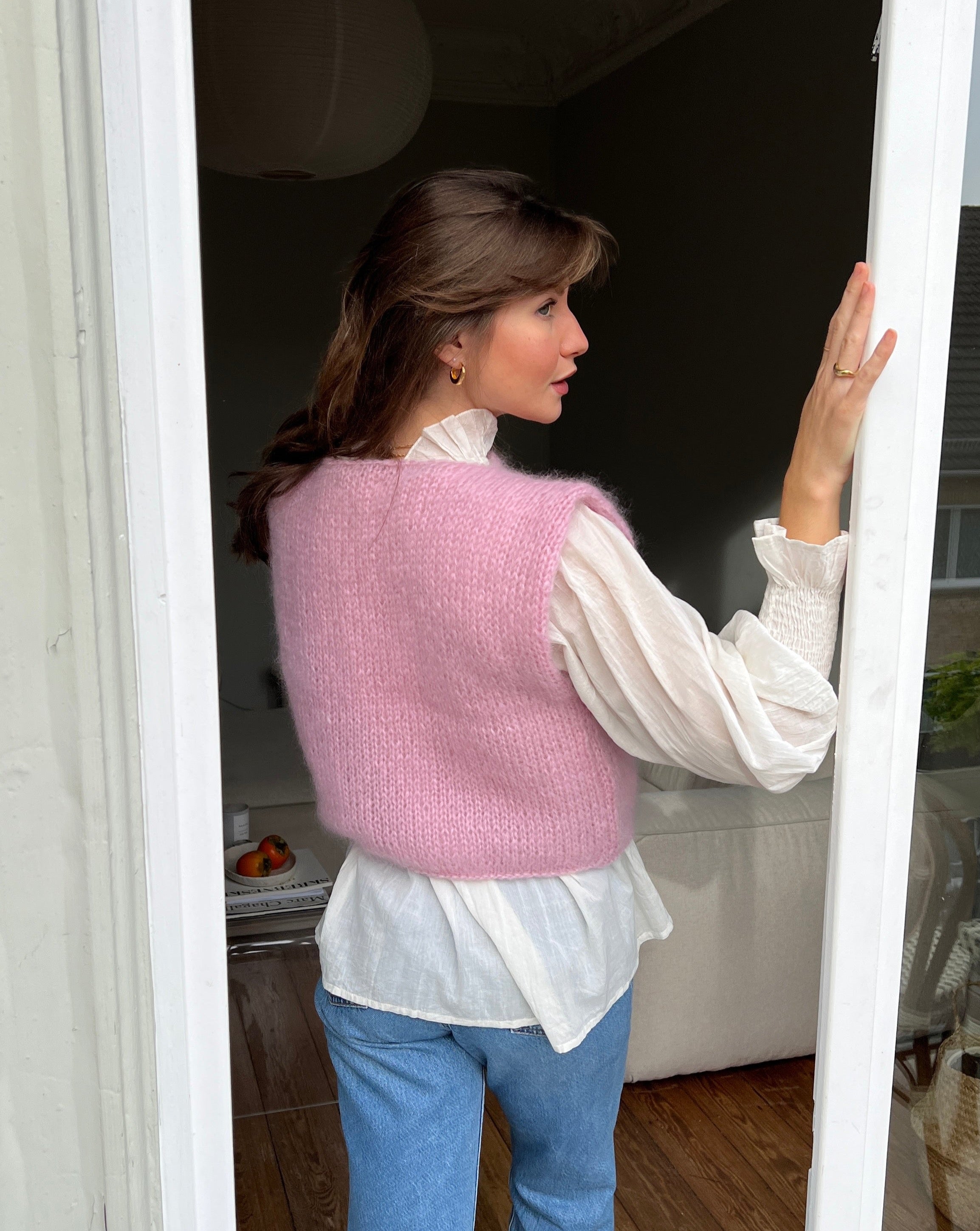 Loulou Vest Light Pink - Vuuna & Laureen – VUUNA